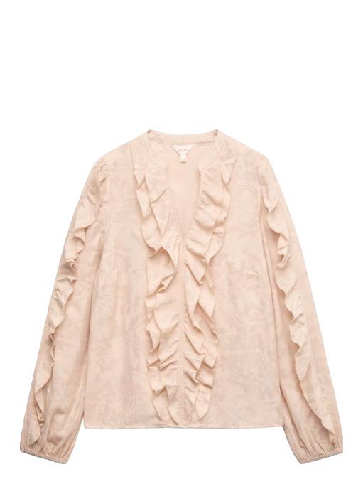 PER UNA BY M&S Jacquard Frill Blouse